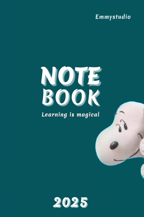 Blue Maximalist Notebook Banner 4' × 6' Template | PosterMyWall