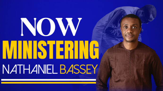 Blue Maximalist Now Ministering Digital Display (16:9) Template ...