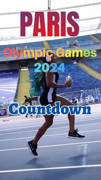 Blue Maximalist Olympic Games Ads Template D | PosterMyWall