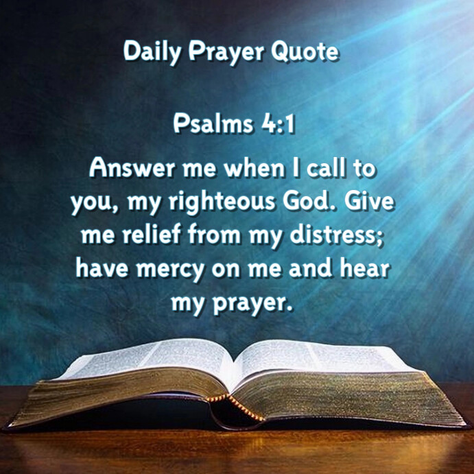 Blue Maximalist Prayer Quote Instagram Post Template | PosterMyWall