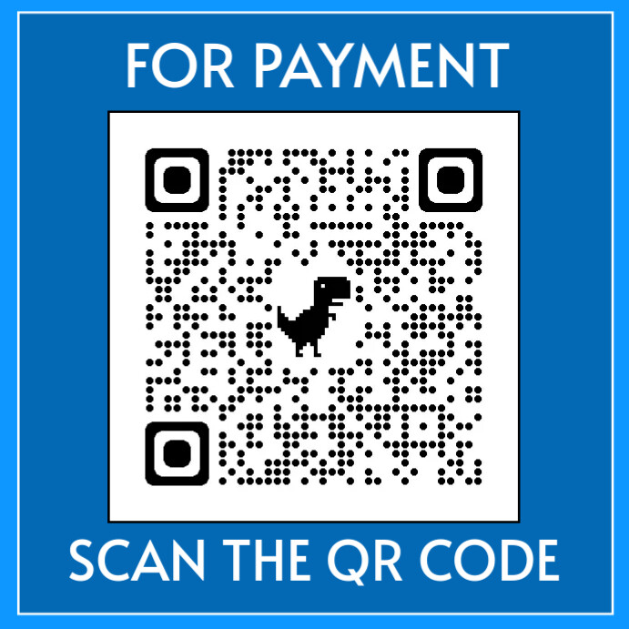 Blue Maximalist Scan Qr Instagram Post Template | PosterMyWall
