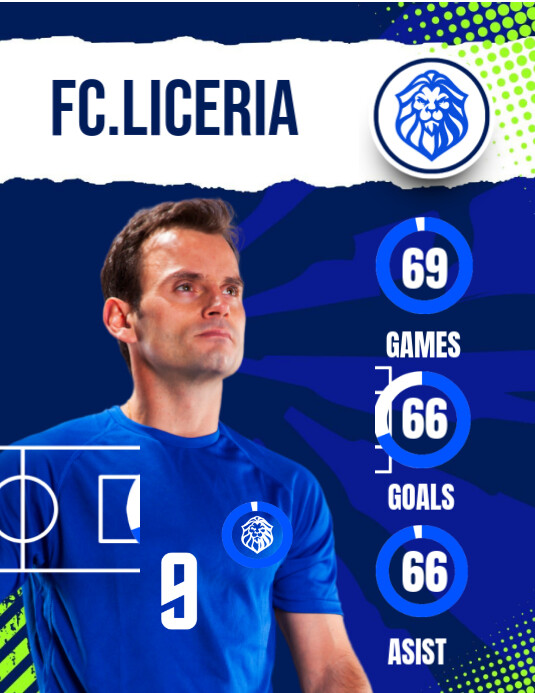 Copy of Blue Maximalist Welcome Player Flyer (us Letter) | PosterMyWall