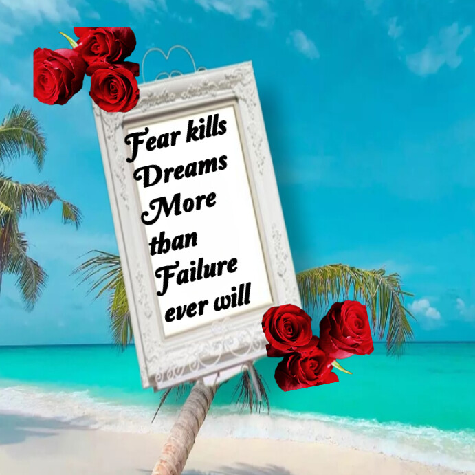 Blue Maximalist Words Of Wisdom Instagram Post Template | PosterMyWall