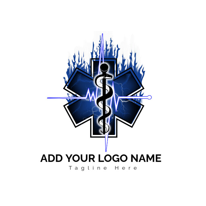 Plantilla de Blue Medical Themed Logo | PosterMyWall