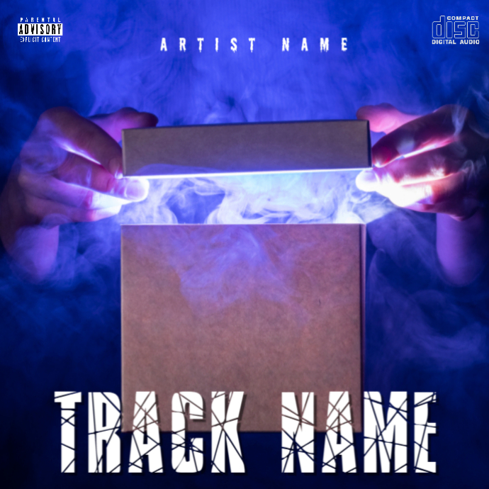 Blue Mixtape Album Cover Templat | PosterMyWall