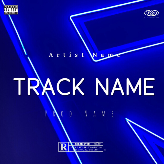 Copy of Blue Mixtape Album Cover | PosterMyWall