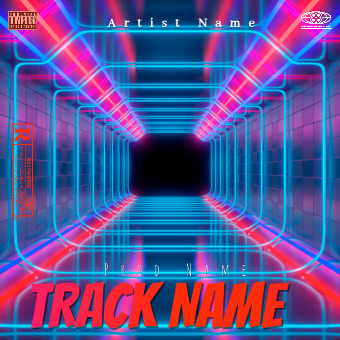 Blue Mixtape Album Cover Template | PosterMyWall