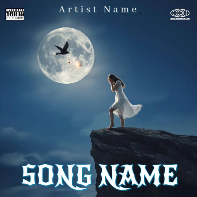 Blue Mixtape Album Cover Template | PosterMyWall