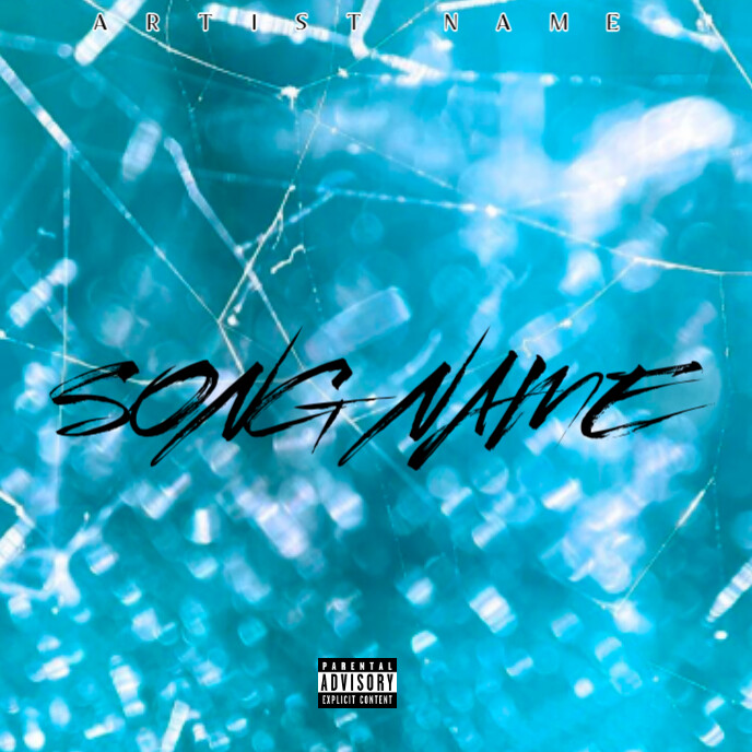 Blue Mixtape Album Cover Template | PosterMyWall