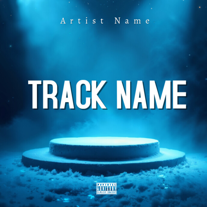 Blue Mixtape Album Cover Template | PosterMyWall