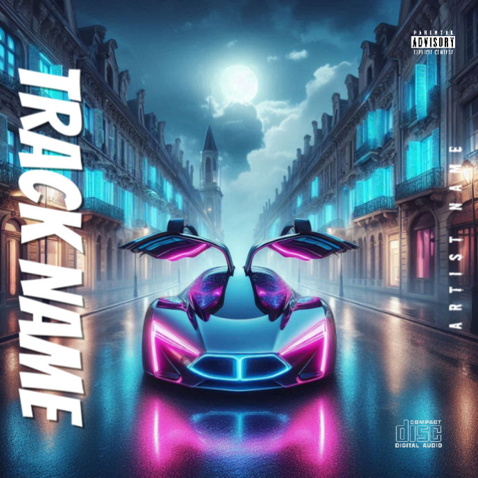 Blue Mixtape Album Cover Template | PosterMyWall