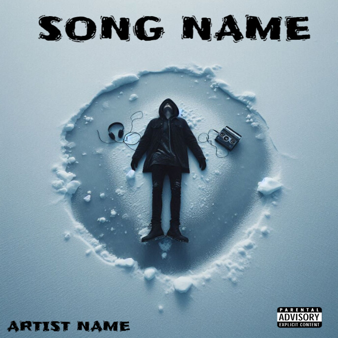Blue Mixtape Cover Album Cover Template | PosterMyWall