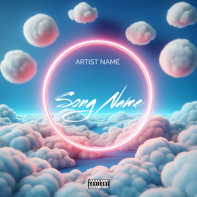 Copy of Blue Mixtape Cover Album Cover | PosterMyWall