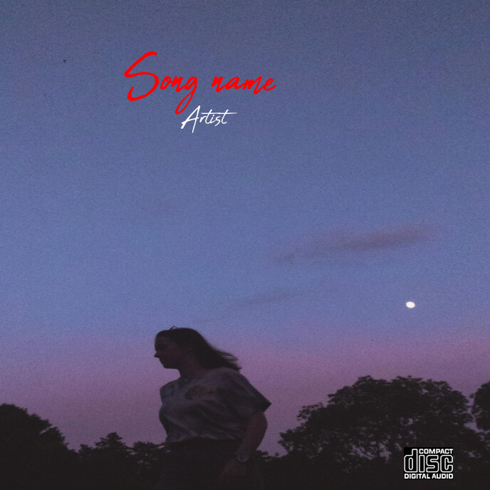 Blue Modern & Minimal Color Palette Album Cov Template | PosterMyWall