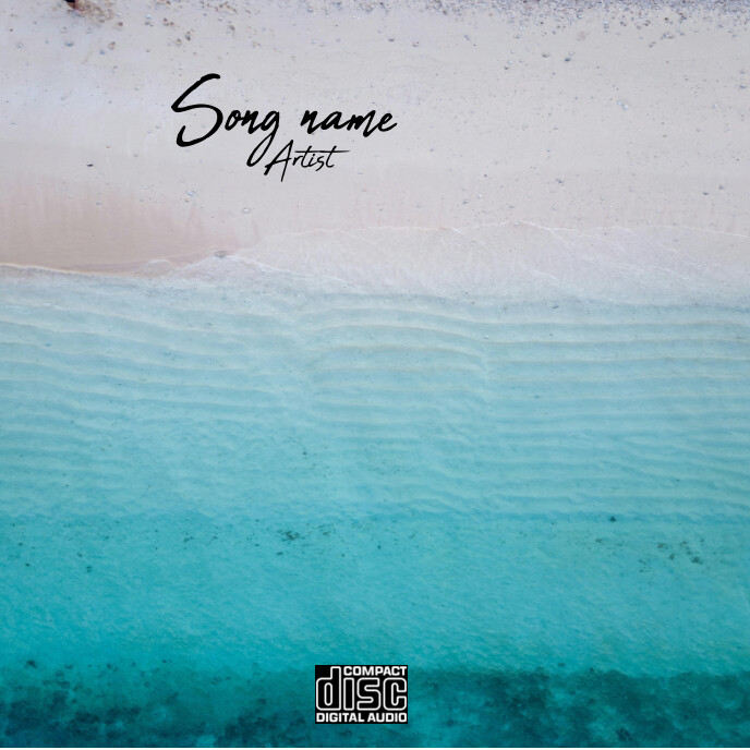 Blue Modern & Minimal Design Style Album Cove Template | PosterMyWall