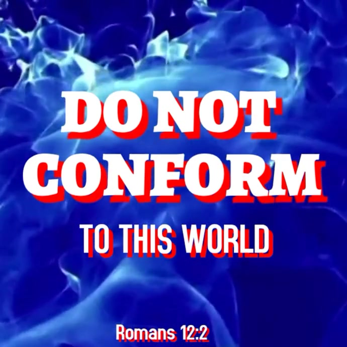 Plantilla de Blue Modern & Minimal Do Not Conform To This World Flyer ...