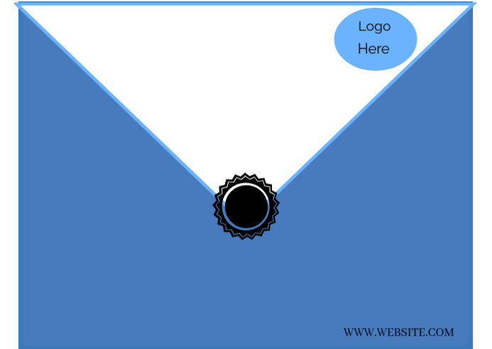Copy of Blue Modern & Minimal Envelope Flyer (us Letter) | PosterMyWall