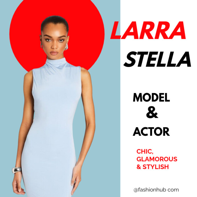 Copy of Blue Modern & Minimal Fashion/modeling Brand Face Of The Month ...