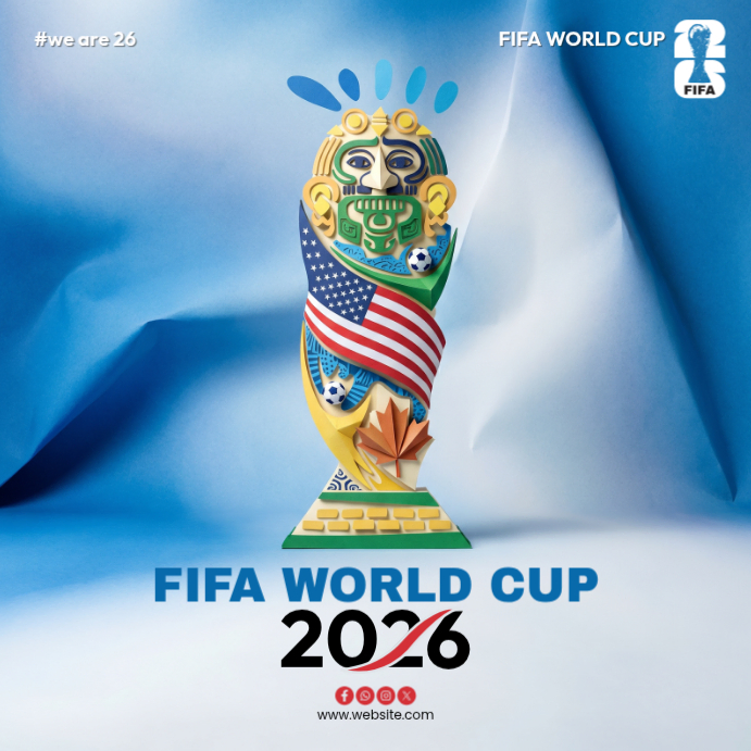 Fifa World Cup 2026 Template | PosterMyWall