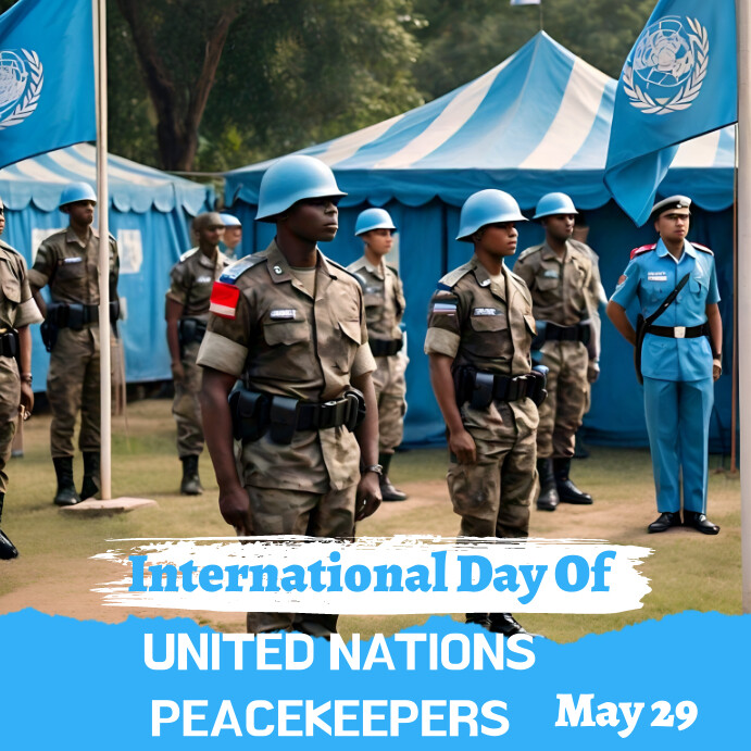 Blue Modern & Minimal International Day Of Un Template | PosterMyWall