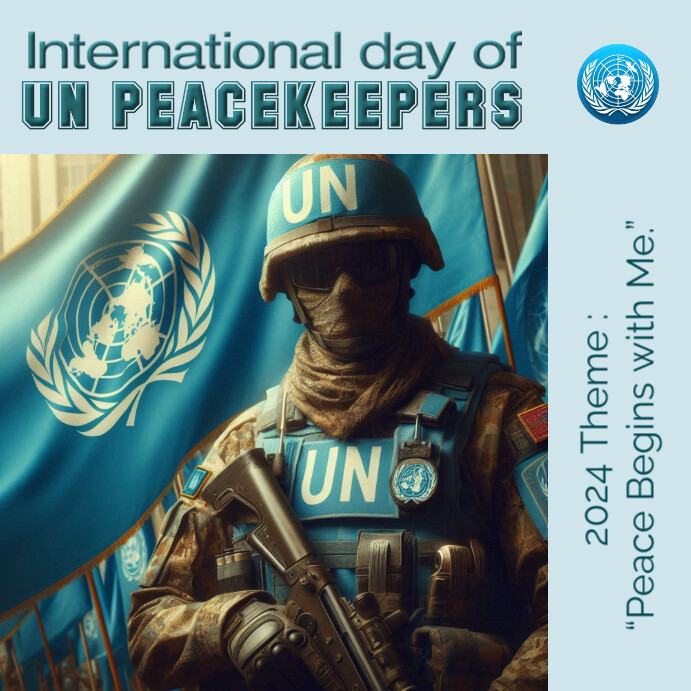 Blue Modern & Minimal International Day Of Un Template | PosterMyWall