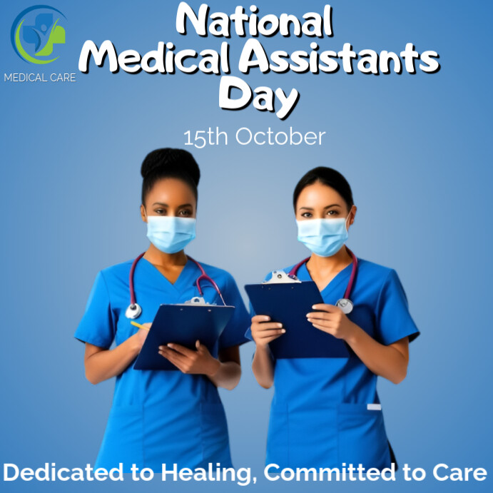 Copy of Blue Modern & Minimal National Medical Assistants Day Instagram ...