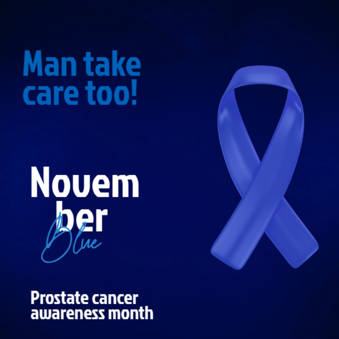 Modèle Blue Modern & Minimal November Blue – Prostate Cancer Awareness ...