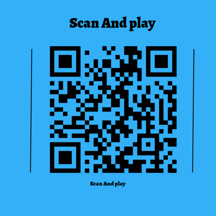 Plantilla de Blue Modern & Minimal QR Code Promotion Instagram Post ...