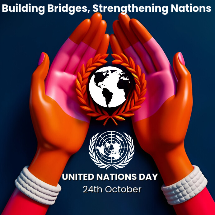 Copy of Blue Modern & Minimal United Nations Day Instagram Post ...