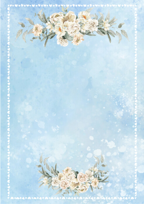 Wedding Invitation Background Blue Blue Wedding Invitation Stock