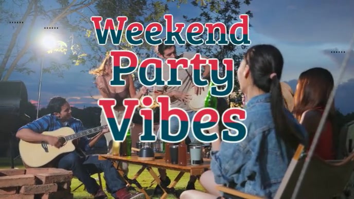 Blue Modern & Minimal Weekend Kickoff Parties Youtube Thumbnail ...