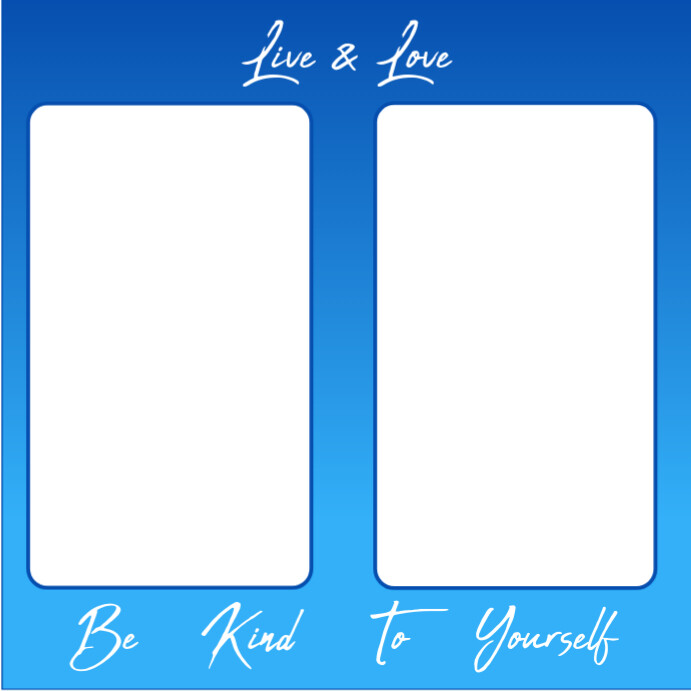 Copy of Blue Modern & Minimal Frame | PosterMyWall