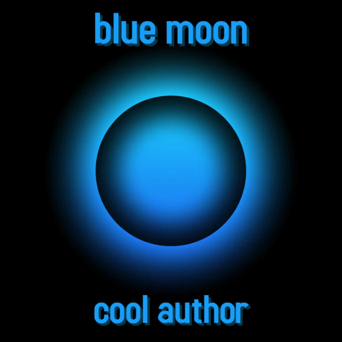 Copy of Blue moon album cover | PosterMyWall