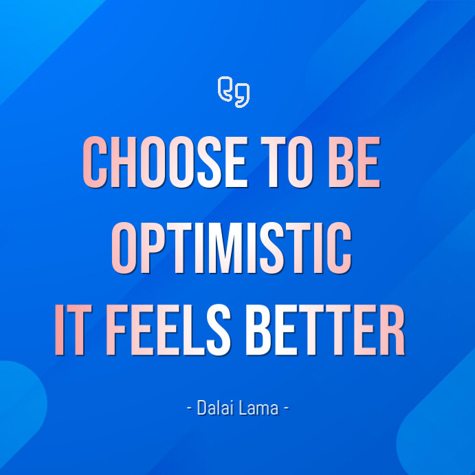 Modèle Blue Motivation Quote Pos Instagram | PosterMyWall