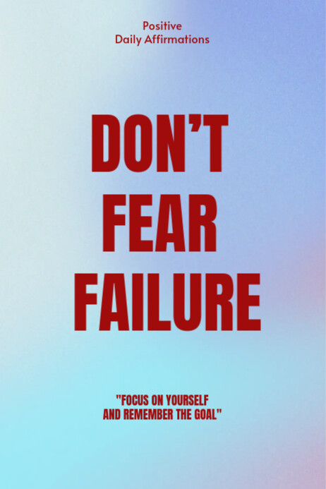 Blue Motivational Quote Poster Template | PosterMyWall