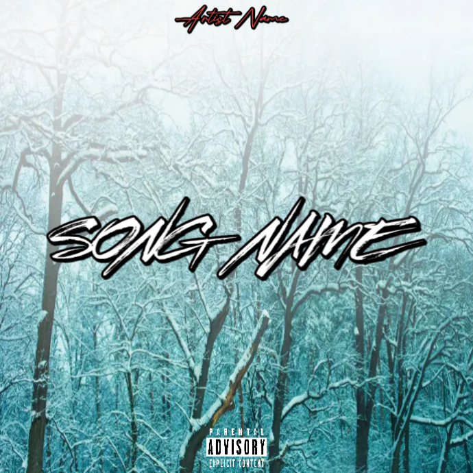 Blue Music Album Cover Album Cover Template | PosterMyWall