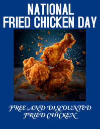 National Fried Chicken Day Template | PosterMyWall