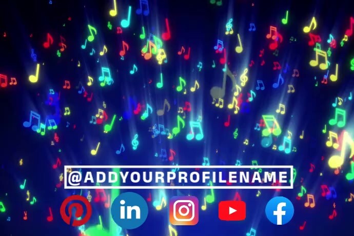 Blue Neon Motion Graphics Poster Template | PosterMyWall