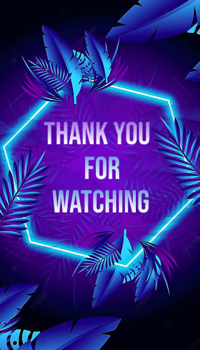 Blue Neon Thank You For Coming Business Card Templat | PosterMyWall