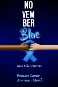 Blue November Poster Design Template | PosterMyWall