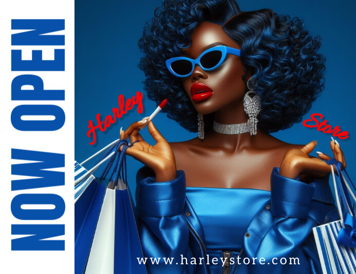 Blue Now Open Flyer (us Letter) Template | PosterMyWall