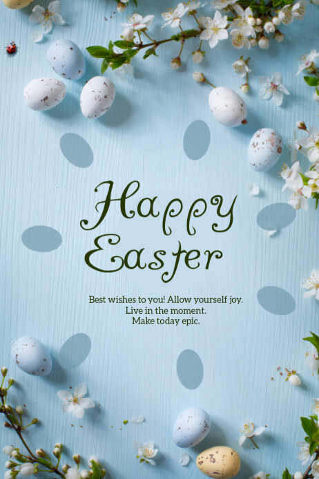 Blue Pastel Poster Template | PosterMyWall