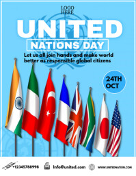 United nations day flyer Template | PosterMyWall