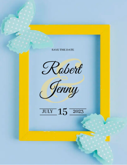 Copy of Blue Photo Frame | PosterMyWall