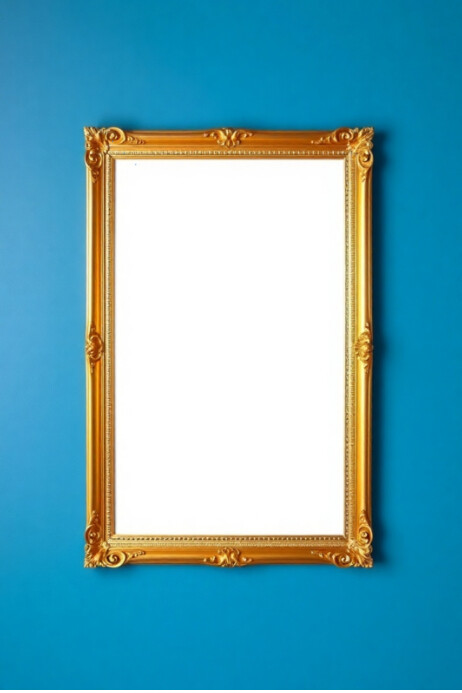 Copy of Blue Photo Frame Poster | PosterMyWall