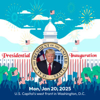 Presidential inauguration day 2025 Template | PosterMyWall