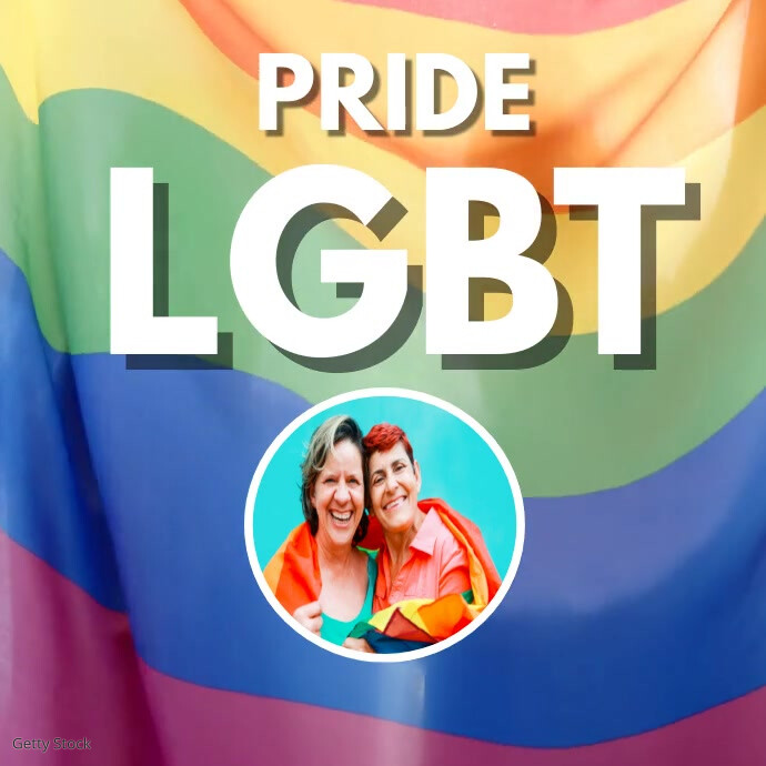 Blue Pride Colorful Lgbt Pride Month Instagr Template | PosterMyWall