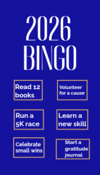 Blue Professional 2026 Bingo Business Card Template | PosterMyWall