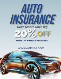 Car insurance flyer Template | PosterMyWall