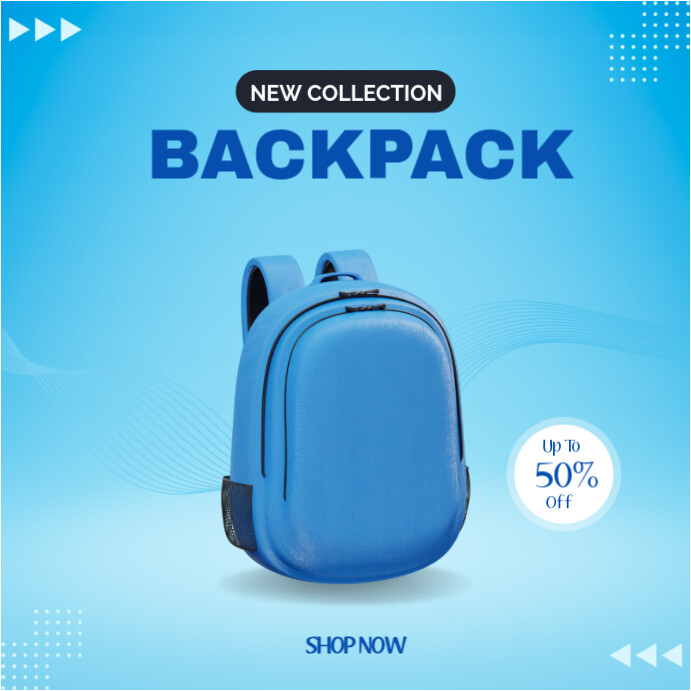 Copy of Blue Professional Bag Design Flyer Instagram Post | PosterMyWall